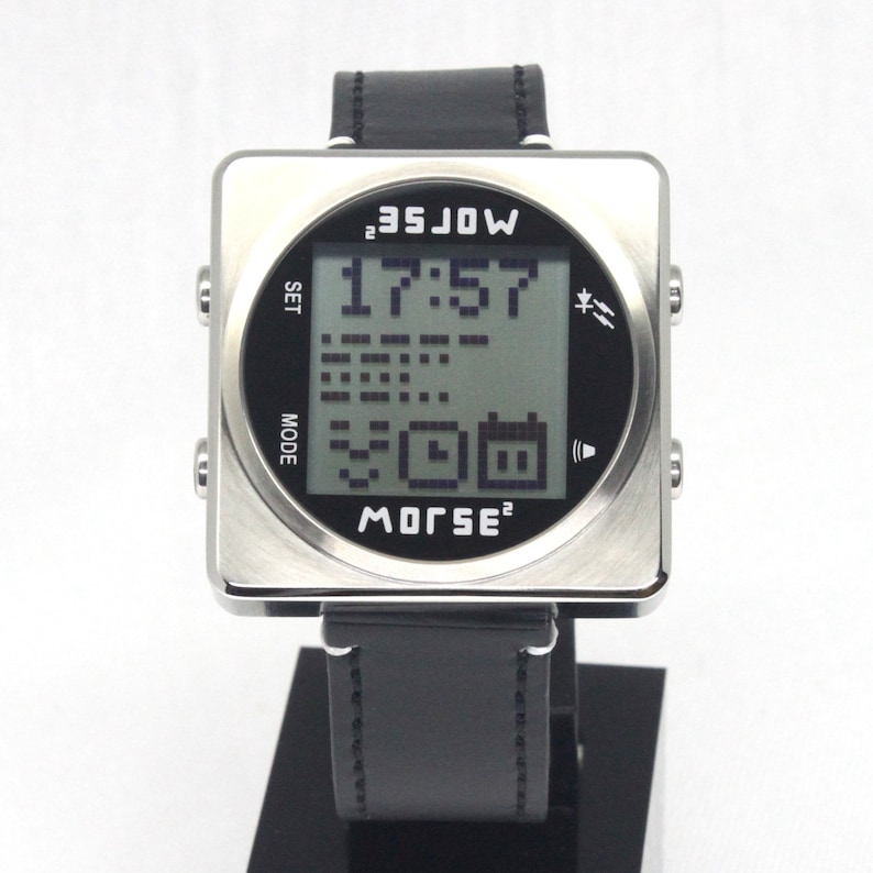 Morse Code Sound and Morse Code LED Blinking Watch Custom Your - Etsy