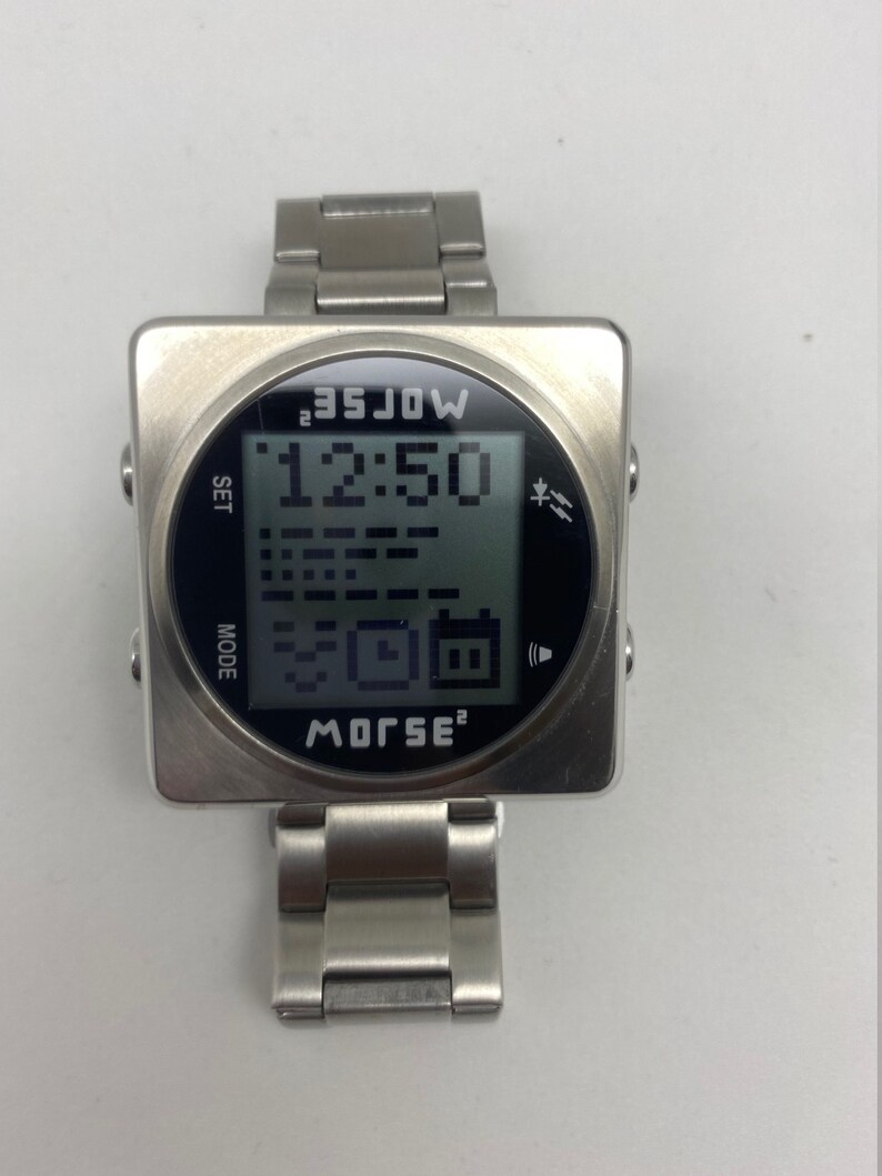 Morse Code Sound and Morse Code LED Blinking Watch Custom Your | Etsy