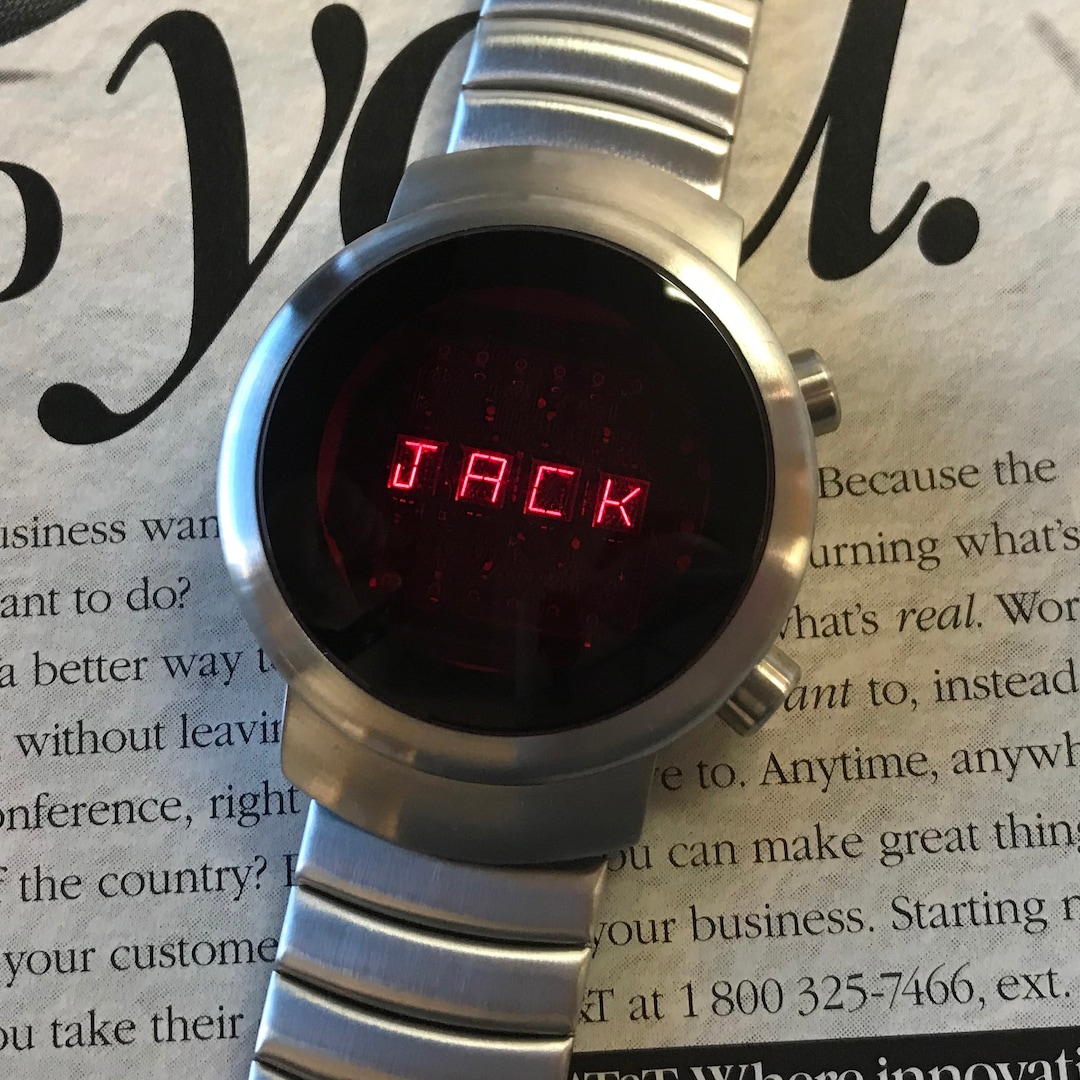 Vintage Custom Name LED OVO Classic Retro 1970 Style Stop Production ...