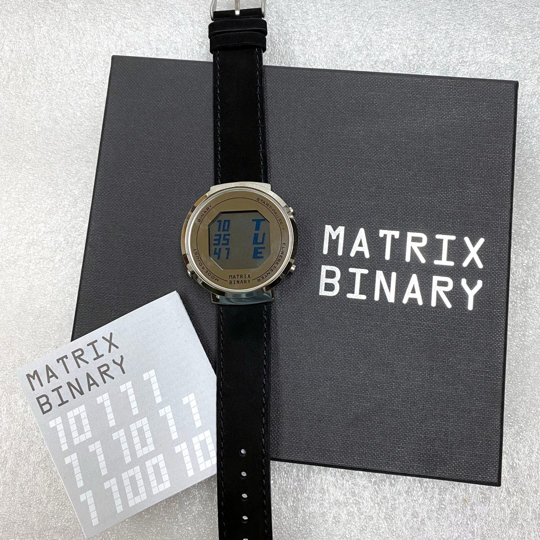 Matrix Binary LCD Watch Unique Vintage Collectible Items Rare in the ...