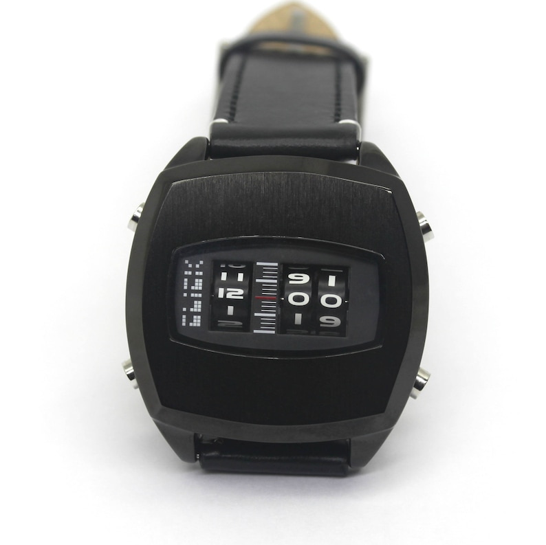 Click Rotar Drum Watch Limited Edition Geniune Leather Strap - Etsy
