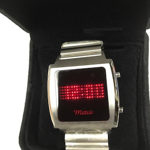 Metro Square Led Watch Unique Vintage Collectible Items Rare in the ...