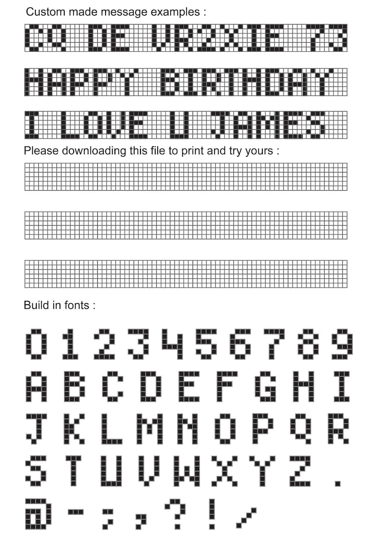 Morse Code Sound and Morse Code LED Blinking Watch Custom Your | Etsy