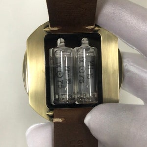 Rare Font Nixie Tube Watch Unique Vintage Russia Tubes Cold Cathode ...