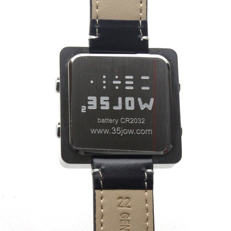 Morse Code Sound and Morse Code LED Blinking Watch Custom Your Radio Ham Call Sign or Custom ...