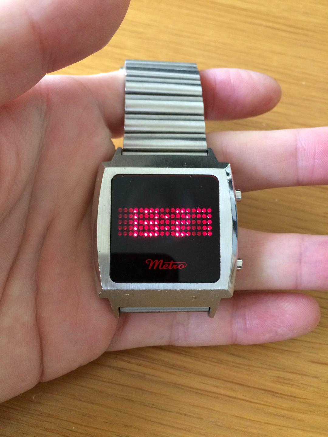 Metro Square Led Watch Unique Vintage Collectible Items Rare - Etsy