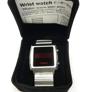 Metro Square Led Watch Unique Vintage Collectible Items Rare in the ...