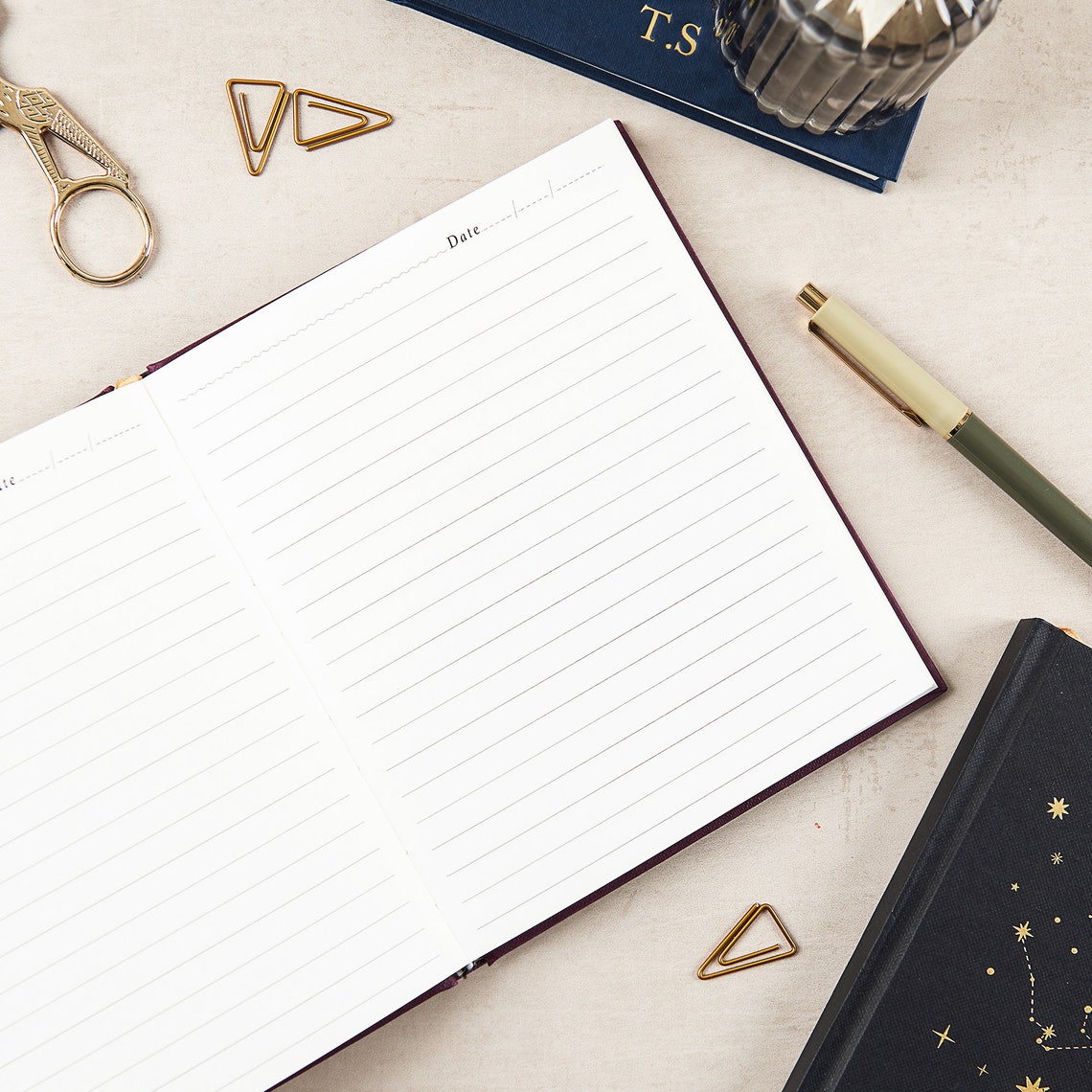 Mini Lined Constellation Note Book, Starry, Zodiac Notebook, Mini Book ...