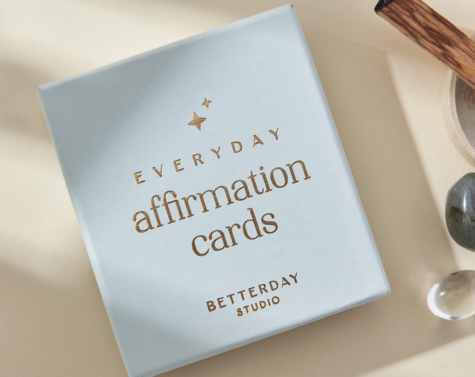 Set of 43 Everyday Affirmation Cards Mindfulness Cards - Etsy