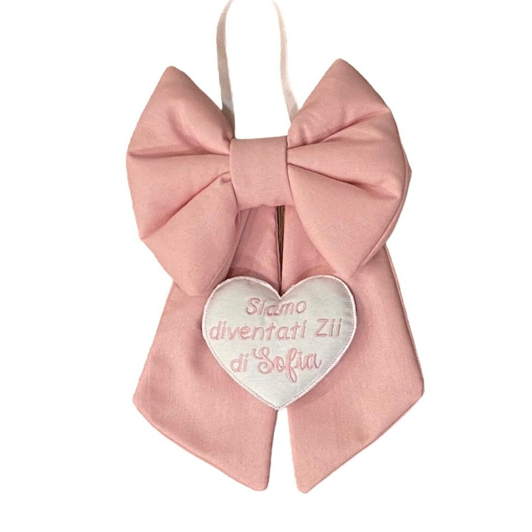 Birth Bow for Uncles and Grandparents - 1 Color Birth Bow - Birth ...