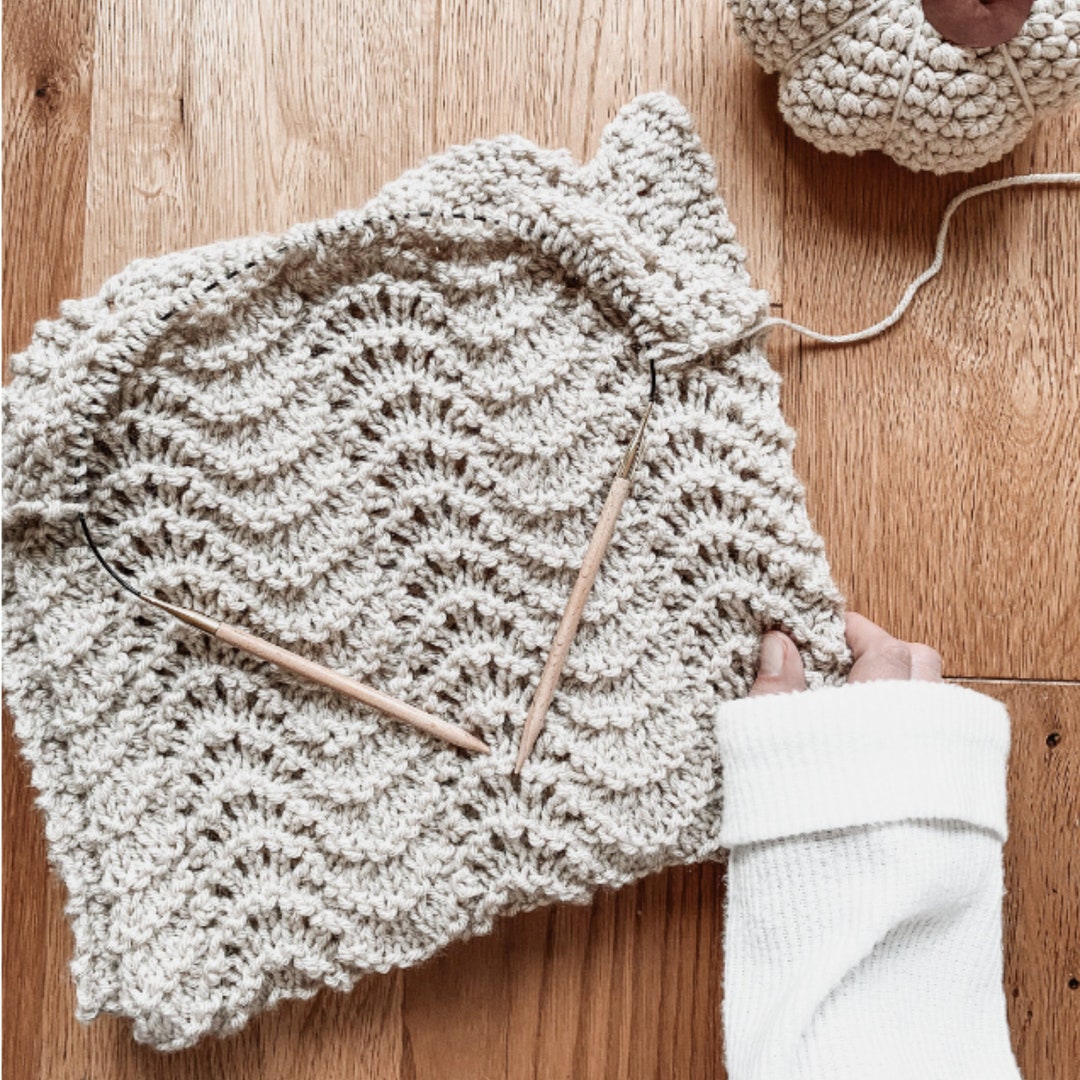 Knit Pattern | the DAPHNE Blanket Scarf Pattern - Etsy