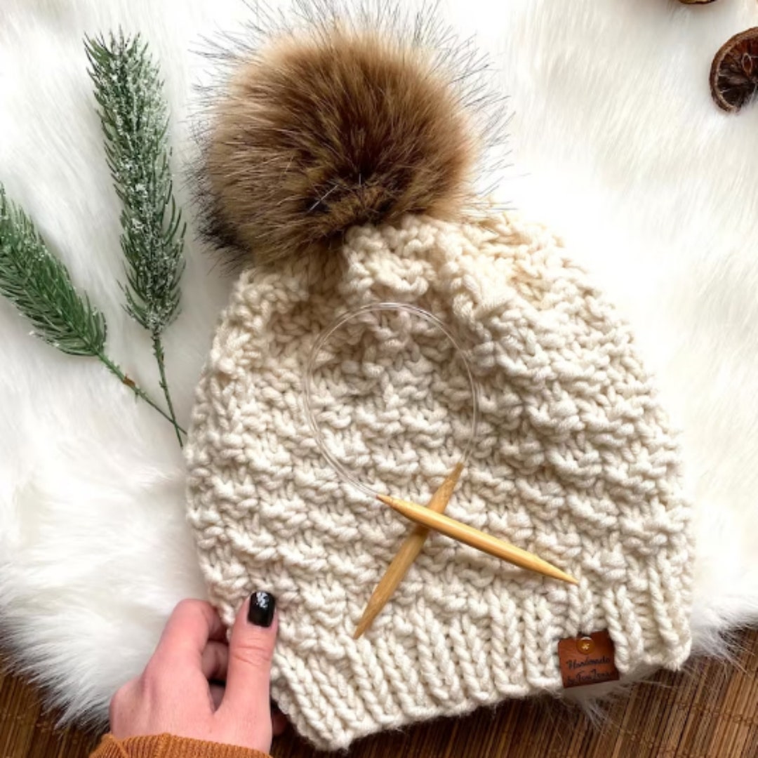 The WILLOW Beanie | Easy Knitting Pattern - Etsy