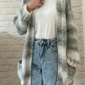 The BEGINNINGS Cardigan Knit Pattern | Beginner Knitting Pattern - Etsy