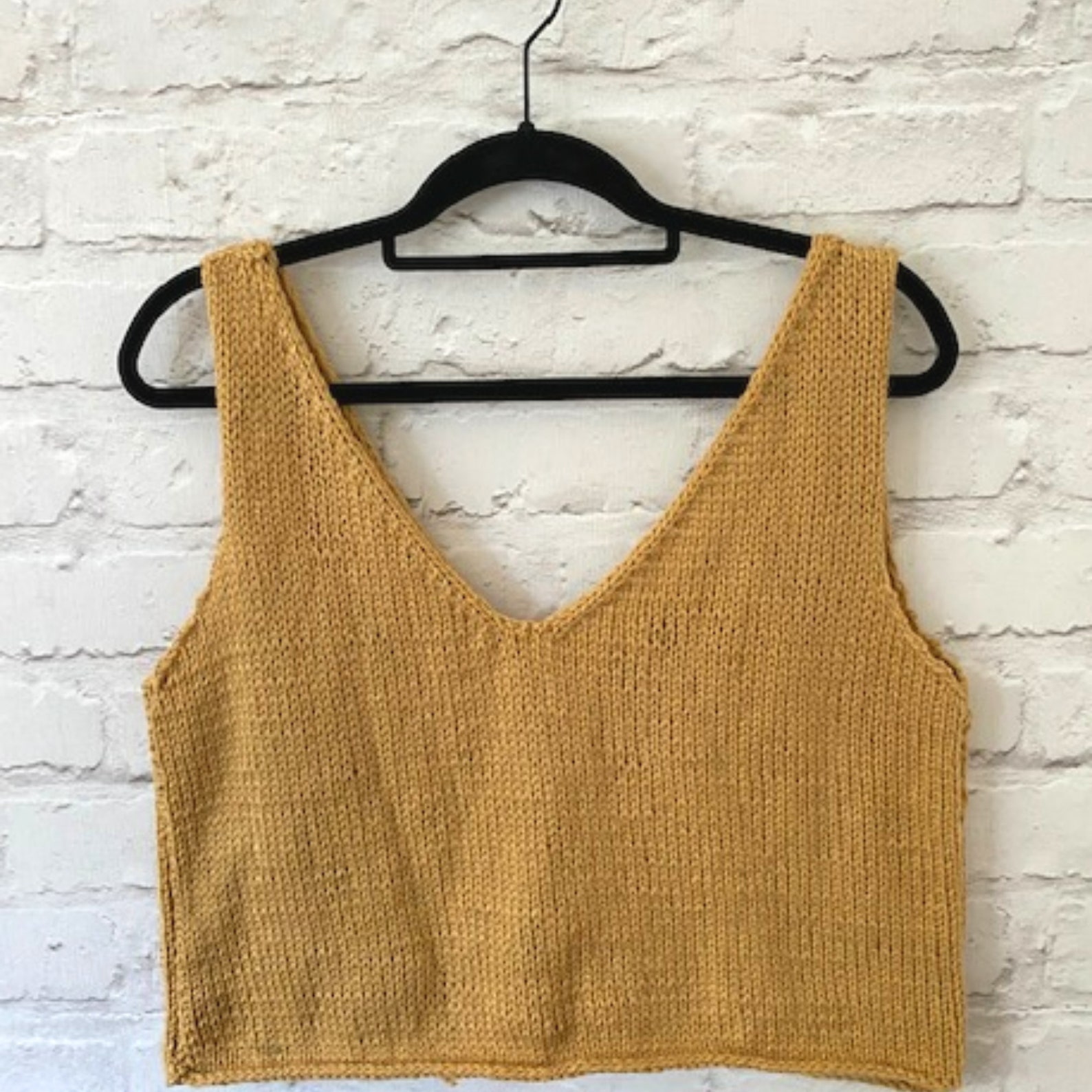 Knitting Pattern | HIBISCUS V Neck Tank Top - Etsy