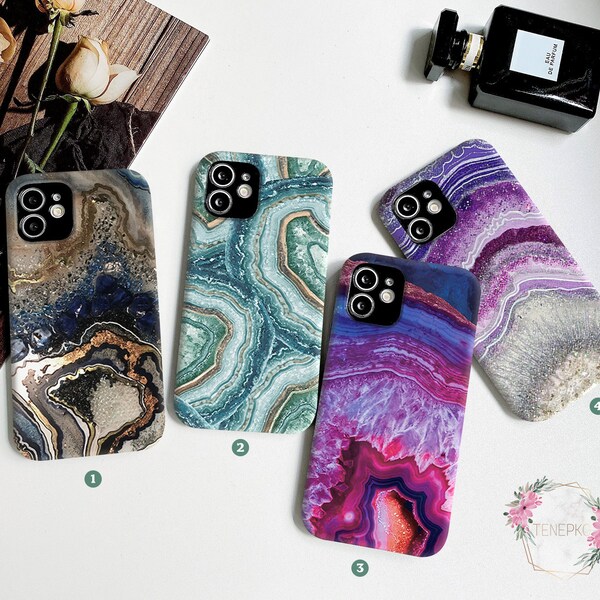 Agate Geode Phone Case - Etsy
