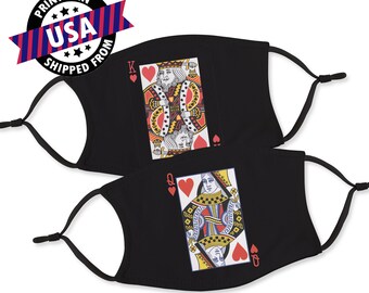 Playing Card Face Mask - Etsy