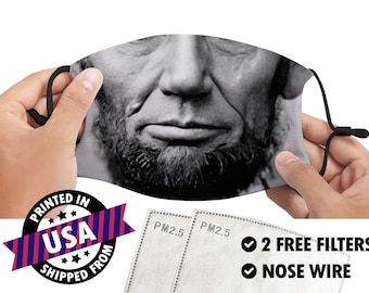 Abraham Lincoln Mask - Etsy