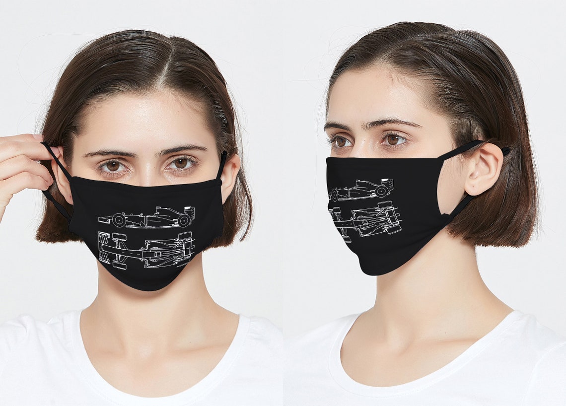 Formula One Face Mask / F1 Face Mask / Car Guy Mask / Car | Etsy