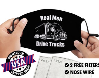 Truck Driver Mask - Etsy