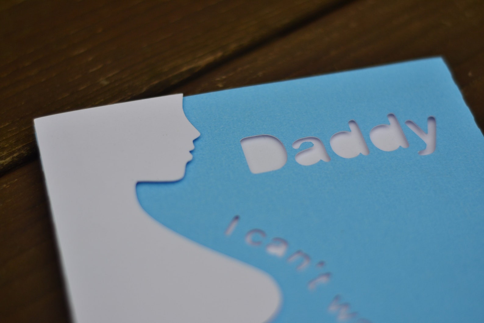 Personalised Father's Day Card Baby Scan Card - Etsy UK
