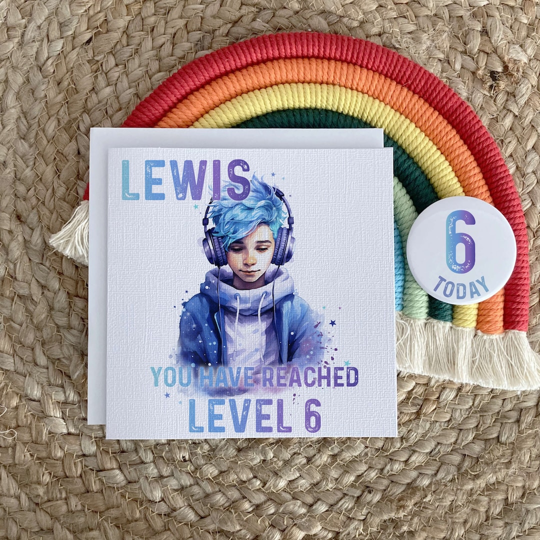 Personalised Gaming Card - Gamer Boy - Gamer Birthday Card - Son ...