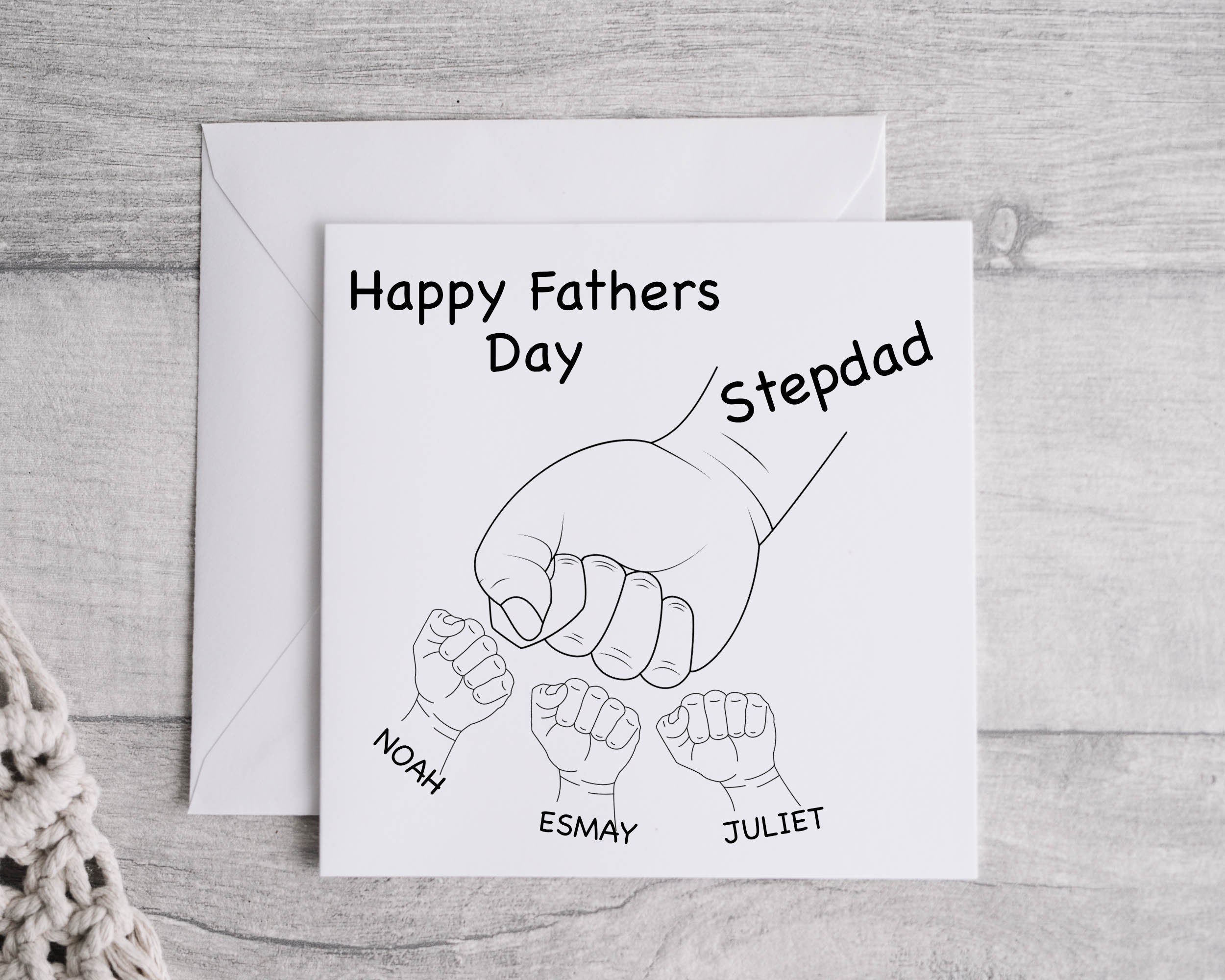Personalised Fathers Day Card - Fist Bump - First Fathers Day - Etsy