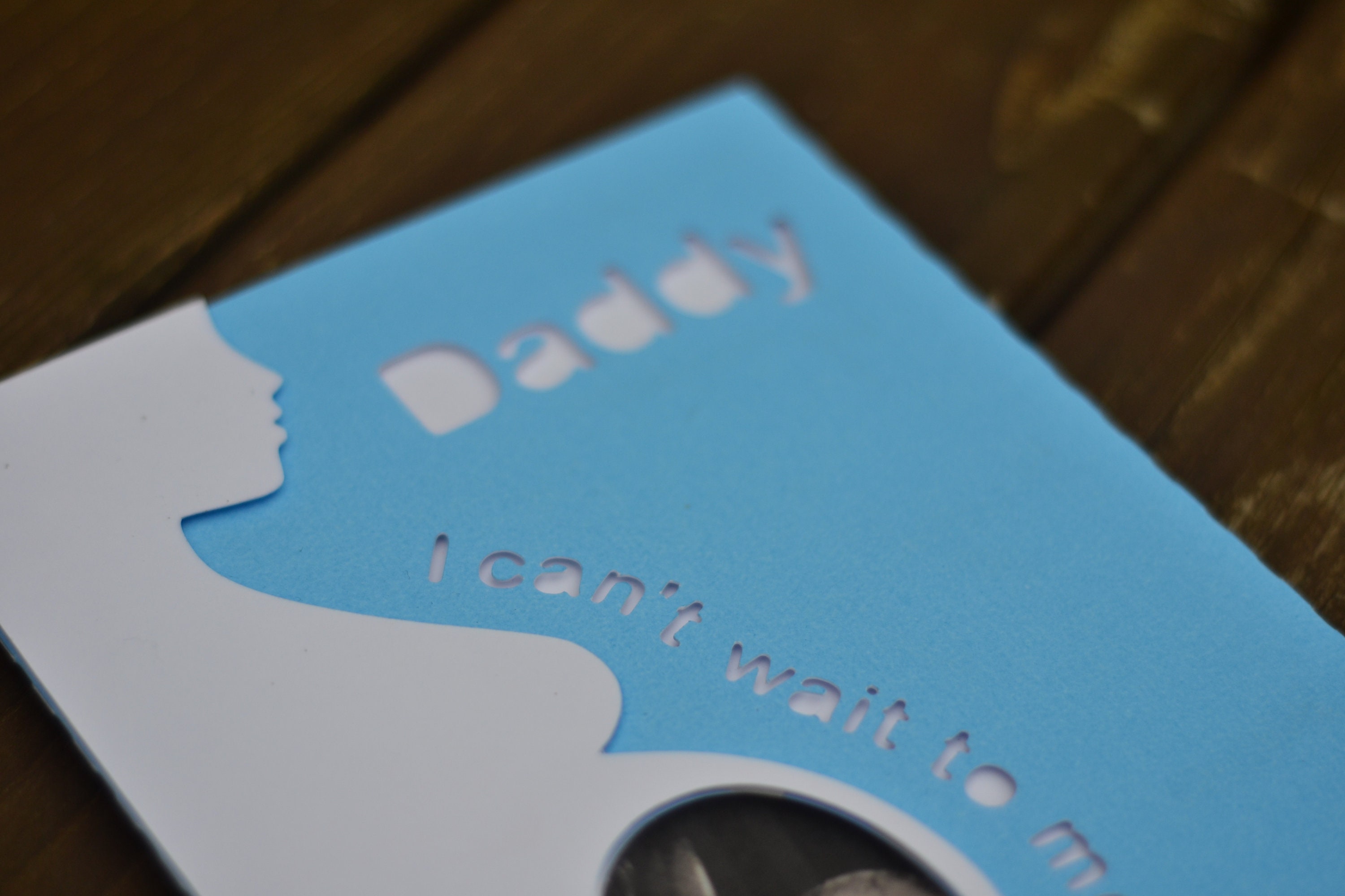 Personalised Father's Day Card Baby Scan Card | Etsy UK