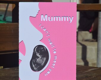 Personalised Father's Day Card * Baby Scan Card - Etsy UK