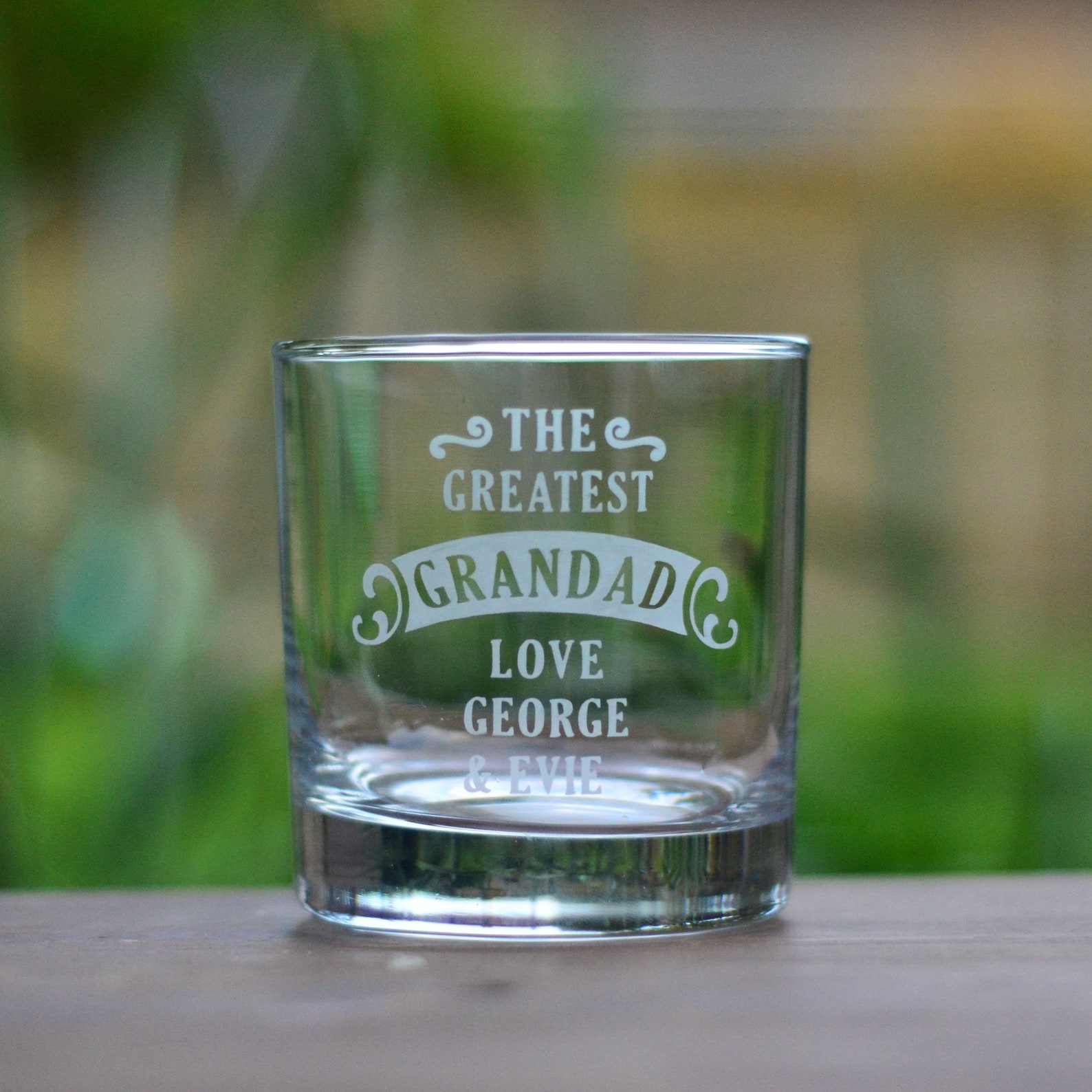 Personalised Father's Day Glass Daddy Dad Stepdad - Etsy