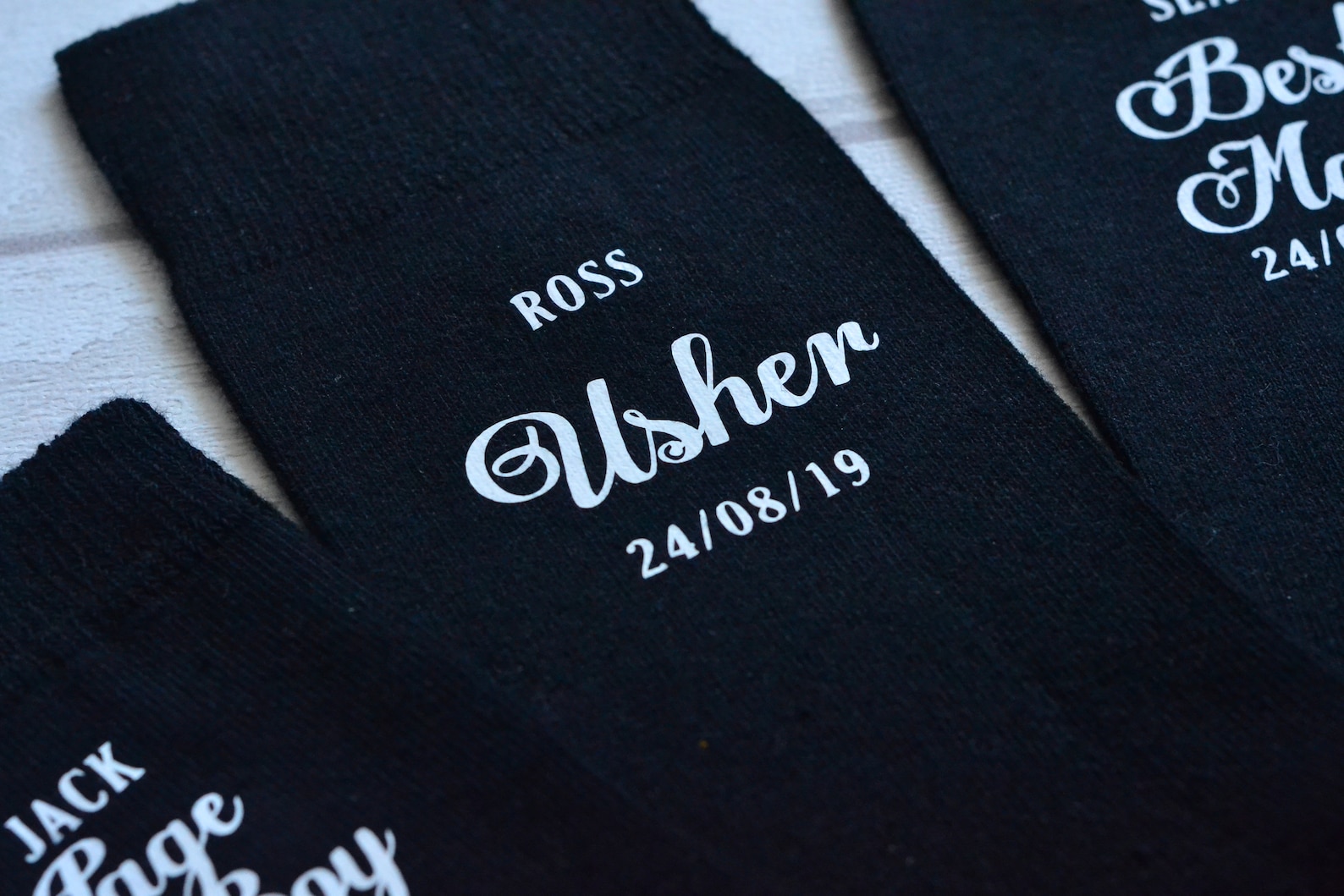 Personalised Wedding Socks Groom Page Boy Best Man Groomsman Gift - Etsy