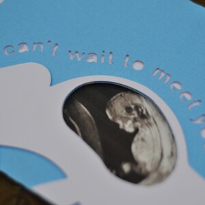 Personalised Father's Day Card Baby Scan Card - Etsy UK