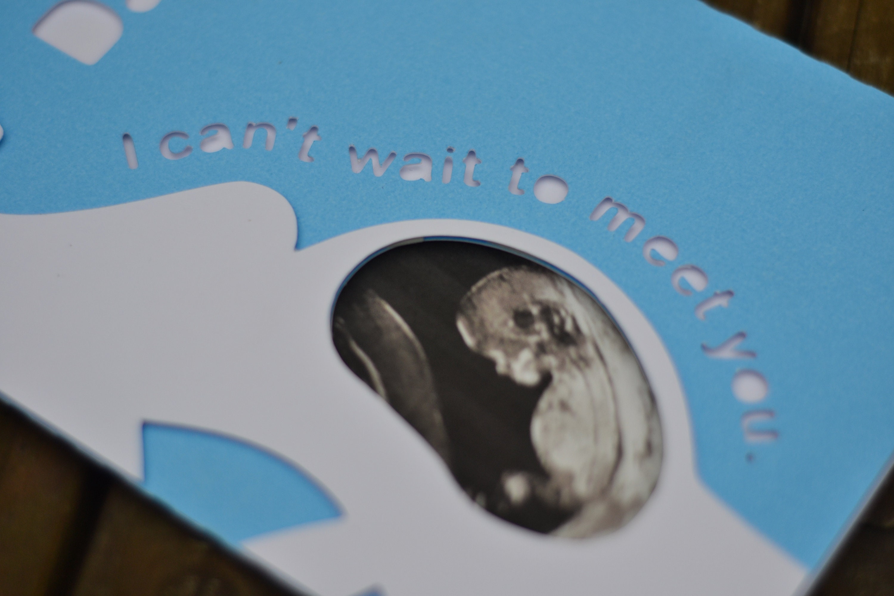 Personalised Father's Day Card Baby Scan Card - Etsy UK
