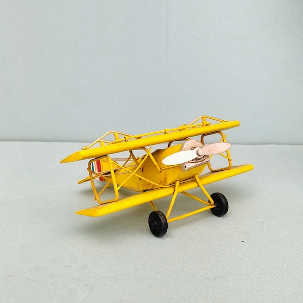 Biplane Metal Decor - Etsy