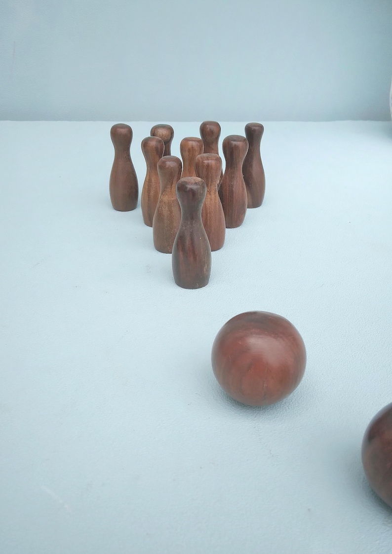 Mini Bowling Set, Stress Relief Toy for Office Desk, Game Room ...