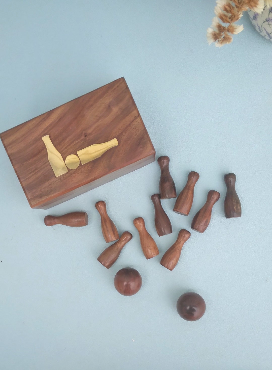 Mini Bowling Set, Stress Relief Toy for Office Desk, Game Room ...