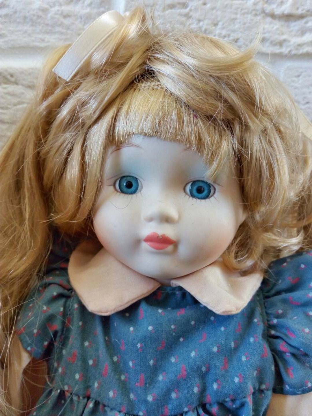 Vintage Porcelain Doll, Late 70s Doll in Her Original Box - Etsy