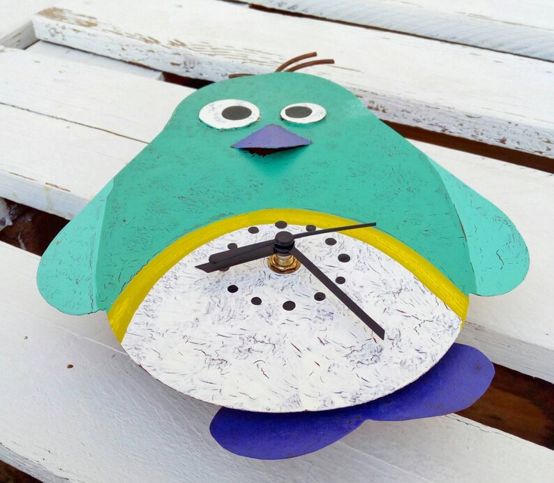 Clocks Home Décor Penguin Wall Clock Pendulum Clock For Zoo Animals ...