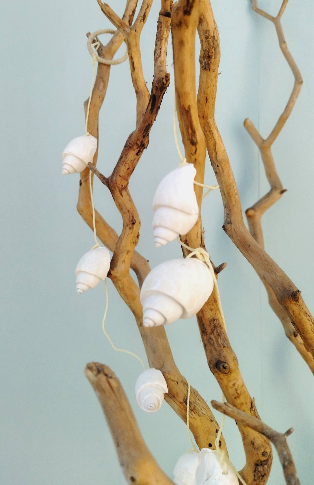 Beach Wedding Garland With Seashell, Coastal Christmas Theme Tree ...