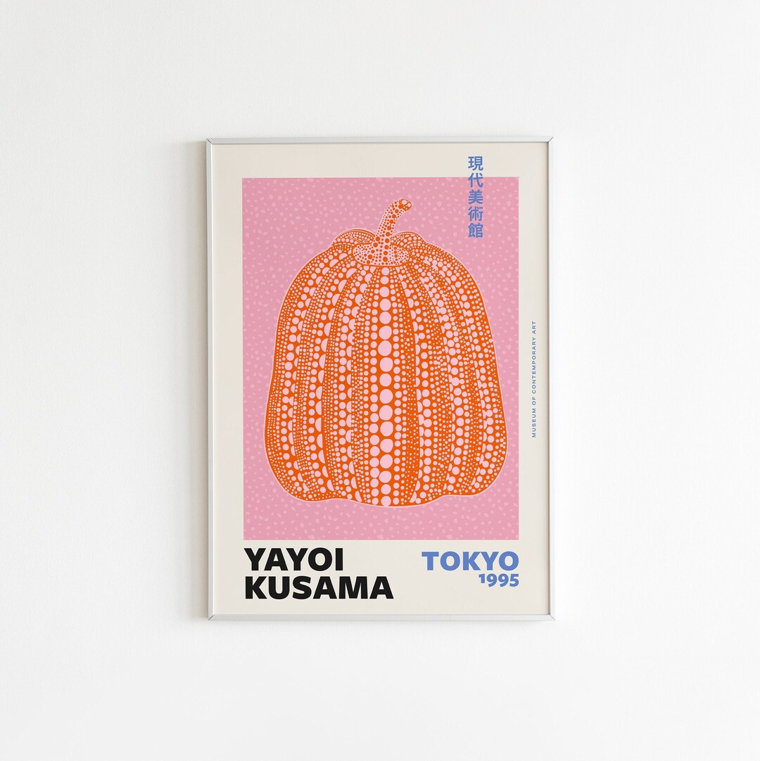 Yayoi Kusama Pumpkin Art Print Yayoi Pumpkin Poster Japanese - Etsy
