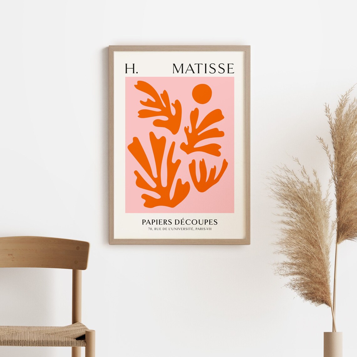 Pink and Orange Matisse Print Set Set of 2 Matisse Prints - Etsy