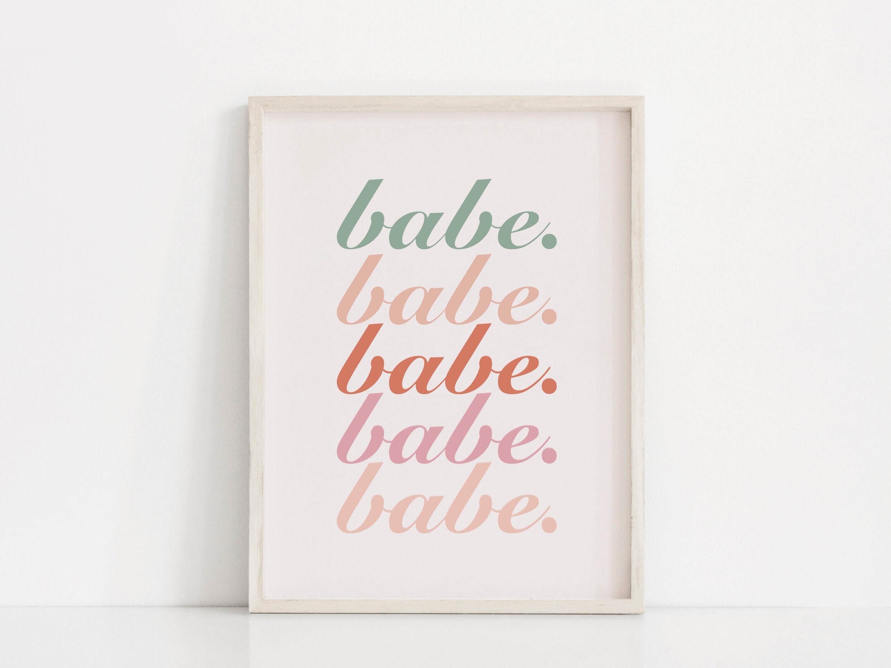 Modern Typography Print Fashion Wall Art Dorm Room Decor | Etsy