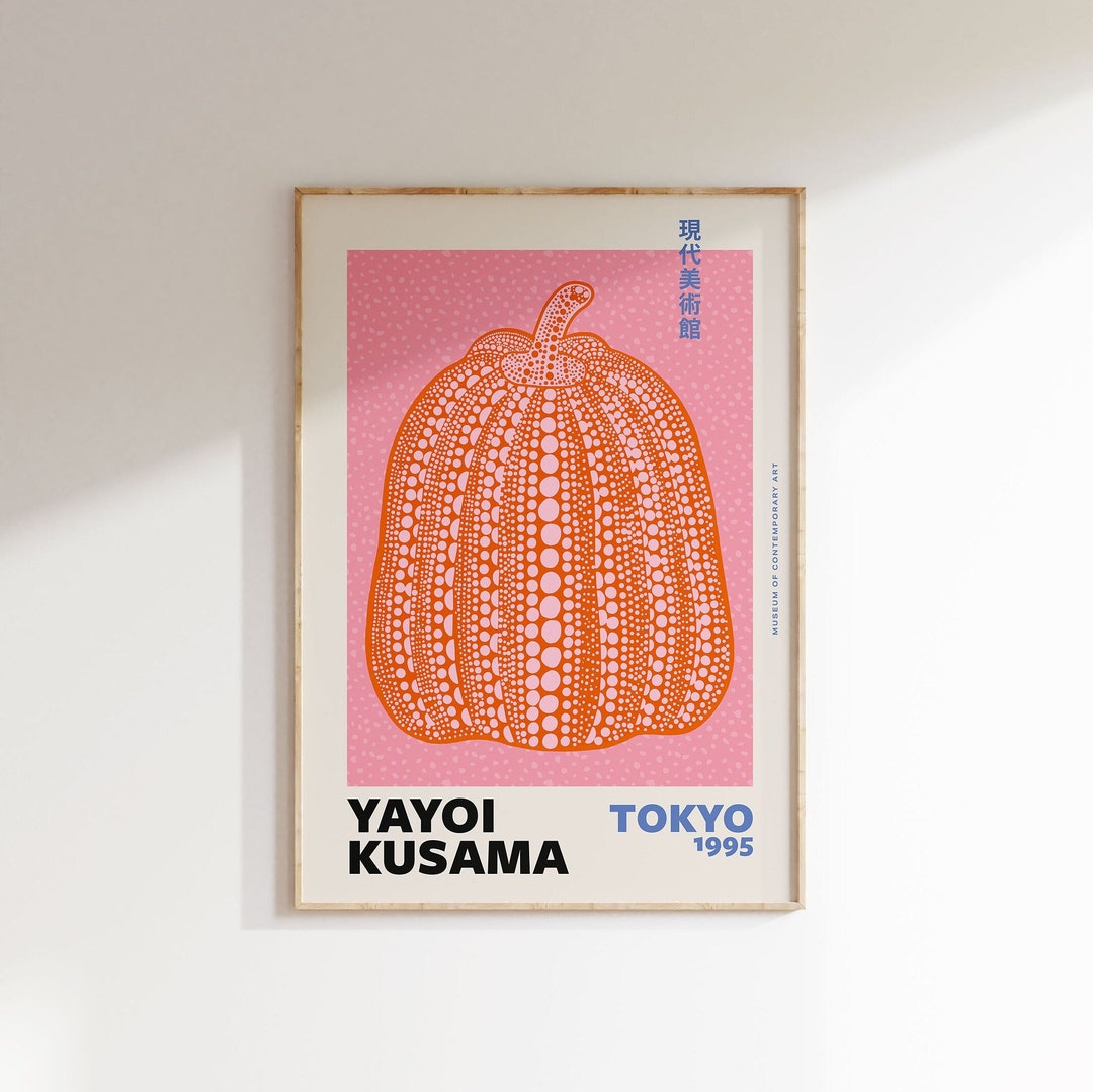 Yayoi Kusama Pumpkin Art Print Yayoi Pumpkin Poster Japanese - Etsy