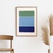 Mark Rothko Print, Mark Rothko Exhibition Print, Blue and Green Mark ...