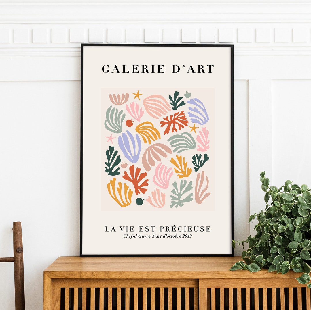 Pastel Matisse Print, Henri Matisse Exhibition Print, Pastel Aesthetic ...