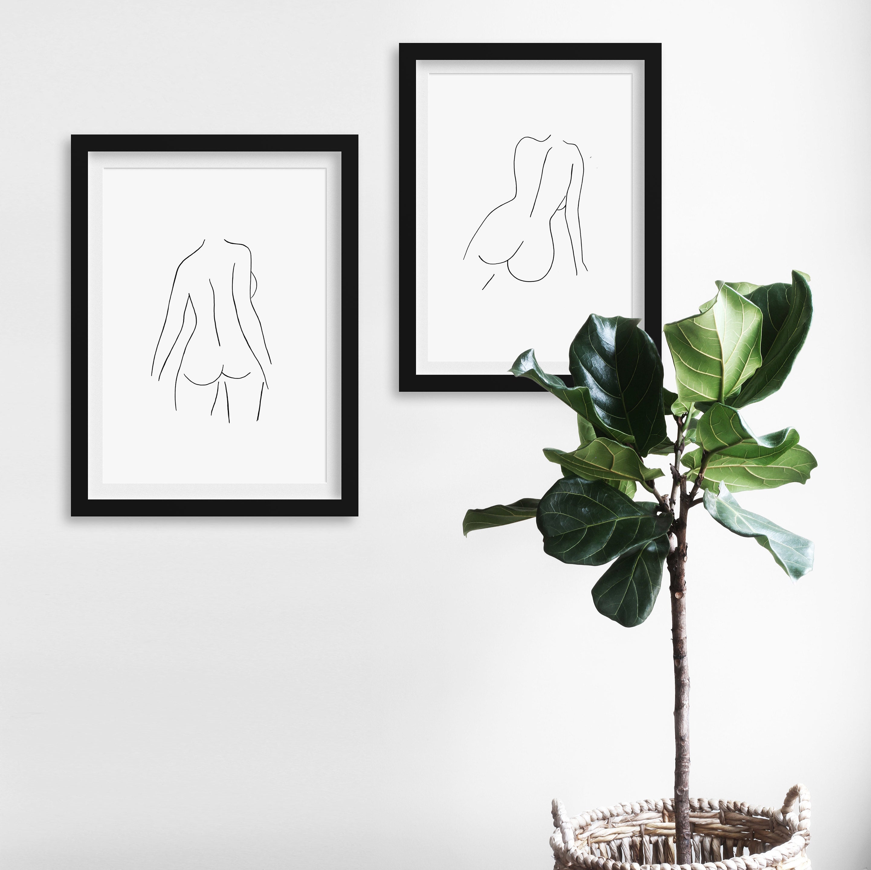 Female Body Line Drawing Feminine Line Art Body Line Art - Etsy UK
