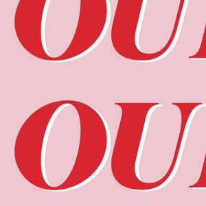 Oui Oui Oui French Themed Quote Print - Etsy