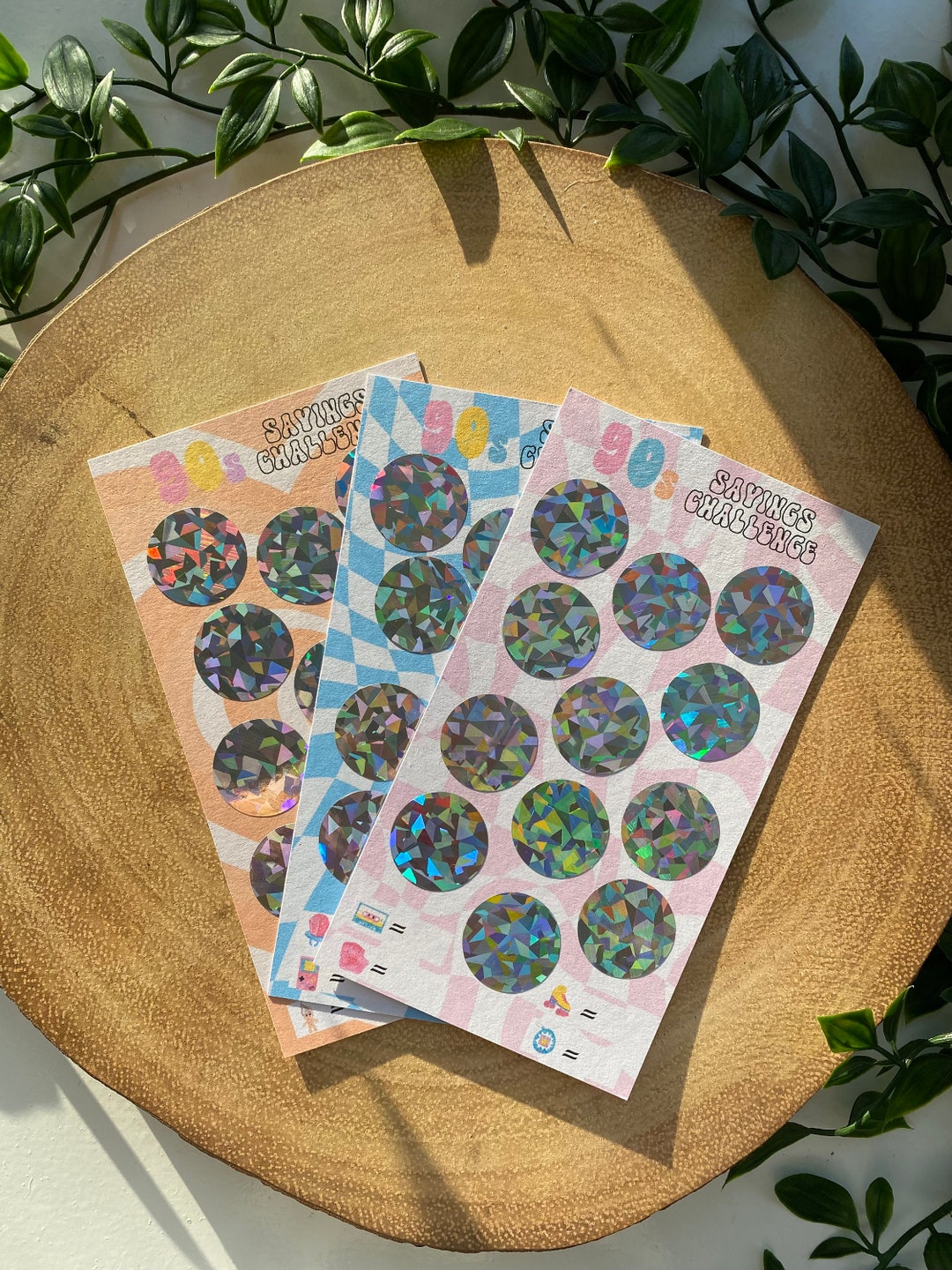 Scratch & Save: 90s Mystery Savings Cards Savings Challenge Budget ...