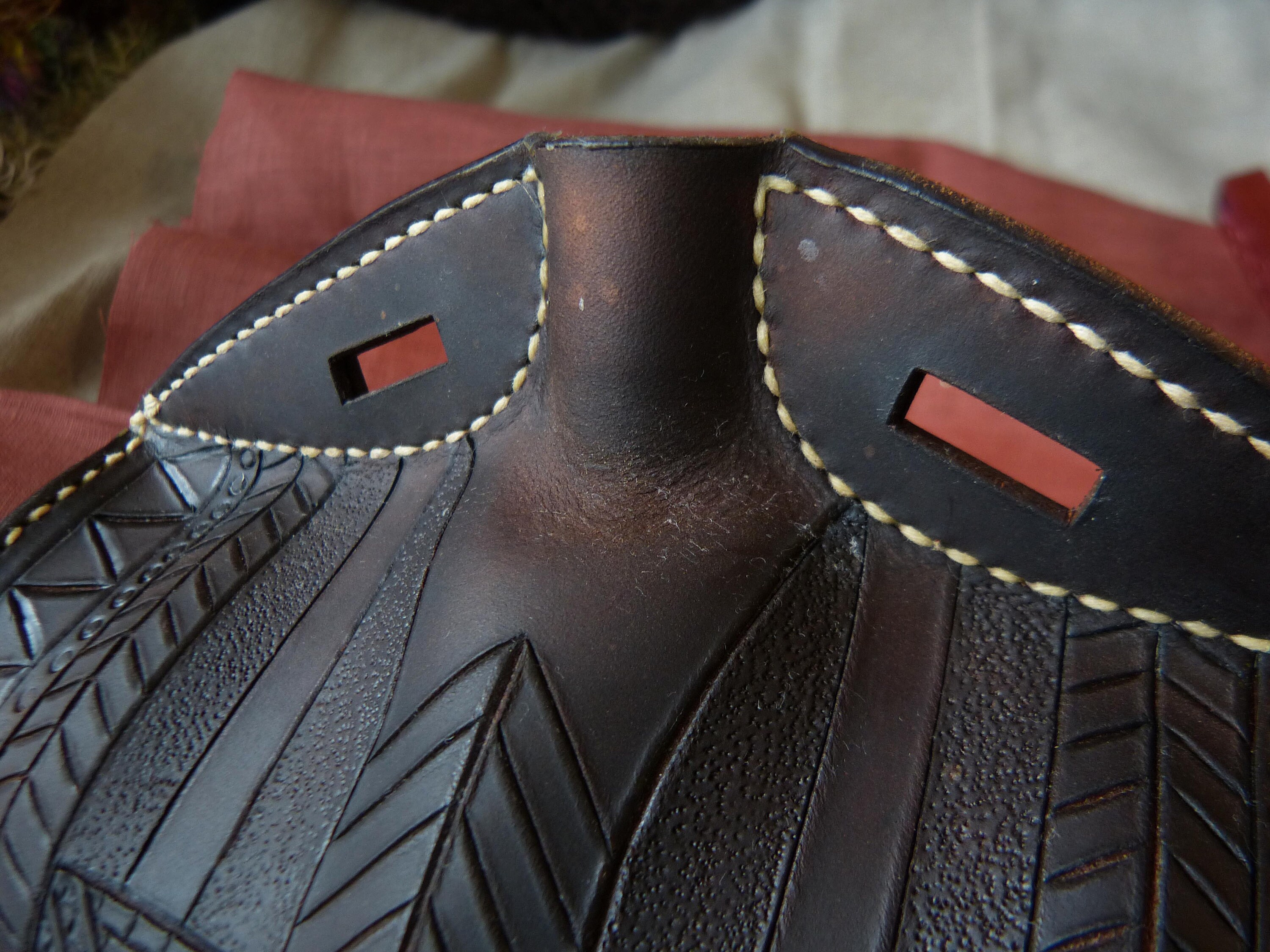 Waxed Leather costrel for historical reenactment LARP or SCA | Etsy