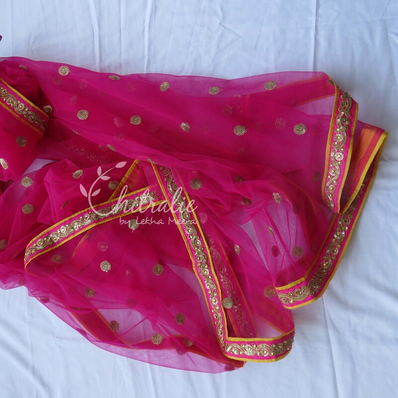 Indian Chunni - Etsy