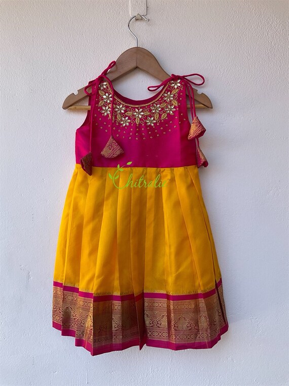 Maggam Work Frock Design